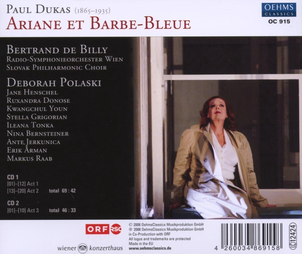 Deborah Polaski, Vienna Radio Symphony Orchestra, Bertand De Billy ...
