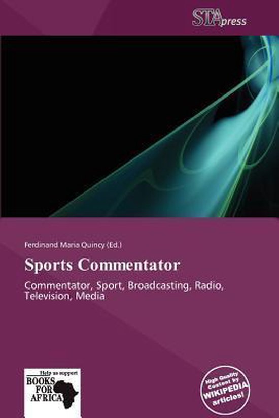 Sports Commentator | 9786138815723 | Boeken | bol.com