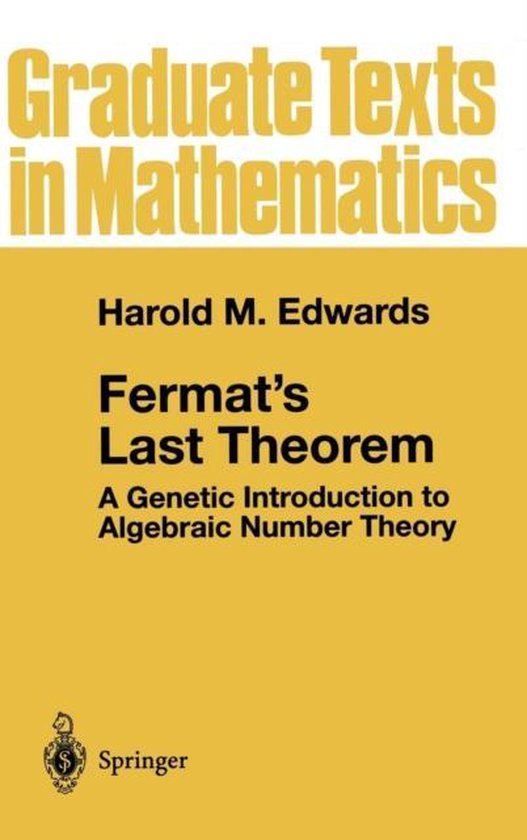 Fermat's Last Theorem | 9780387902302 | Harold M. Edwards | Boeken ...