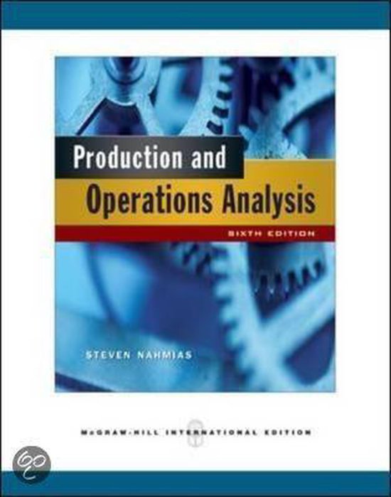 Production and Operations Analysis | 9780071263702 | Nahmias, Steven ...