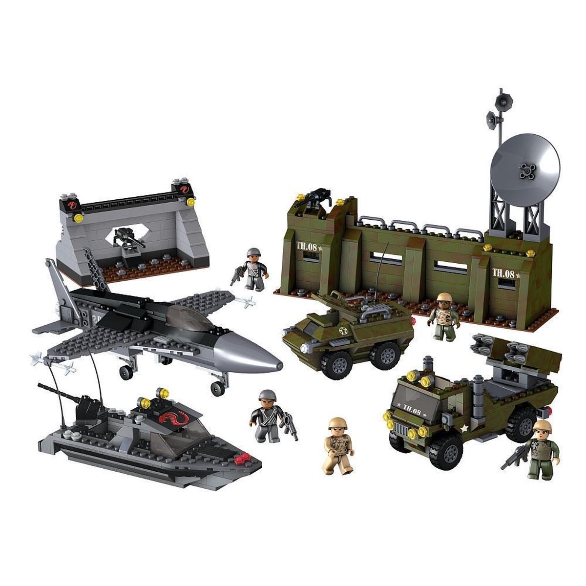 Mega Bloks True Heroes Set Military Combat Ii
