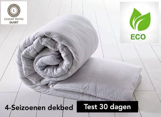 LUXE HOTEL DEKBED ECO TEST 14 DAGEN - MADE IN NL - 140x220cm | bol