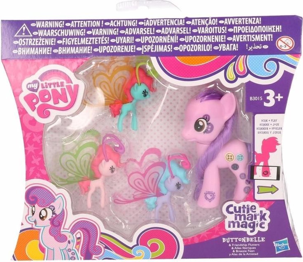 Plastic My Little Pony Buttonbelle 8 cm | bol.com