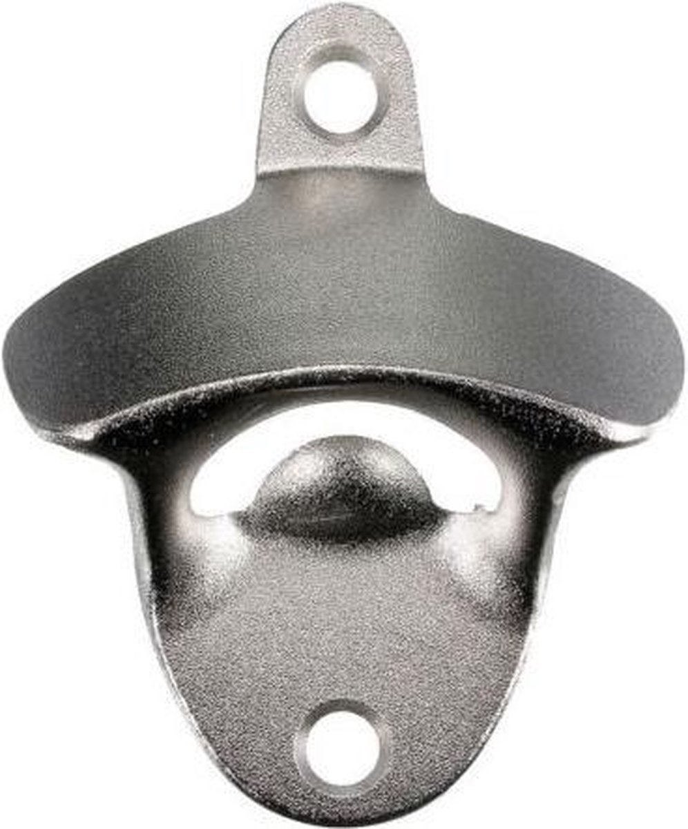 Flesopener muur - zilveren flessenopener | bol