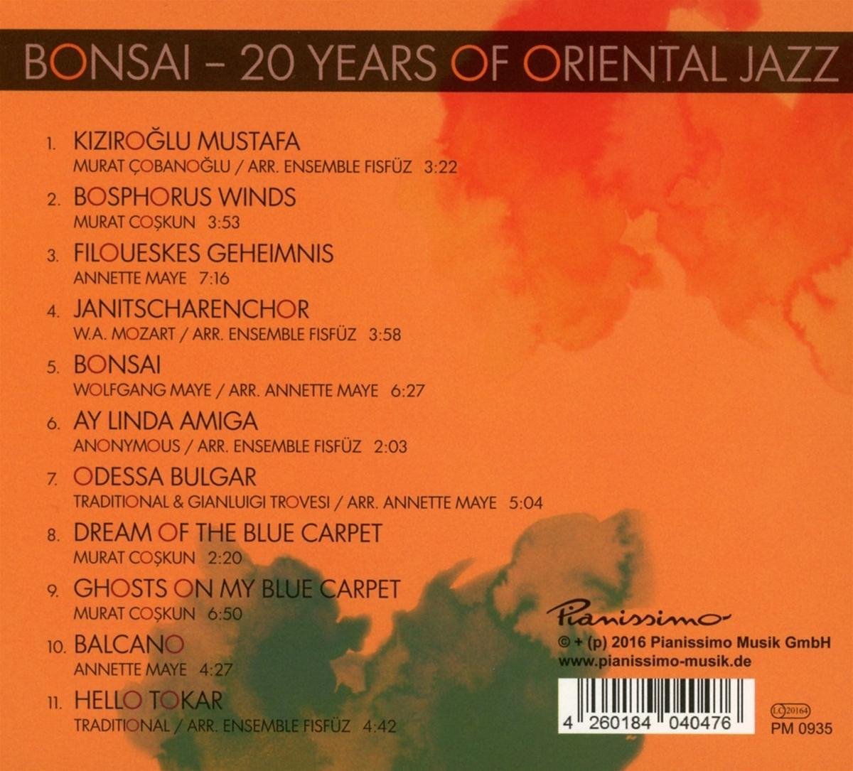 Bonsai-20 Years Of Oriental Jazz, Ensemble Fisfuez | CD (album ...