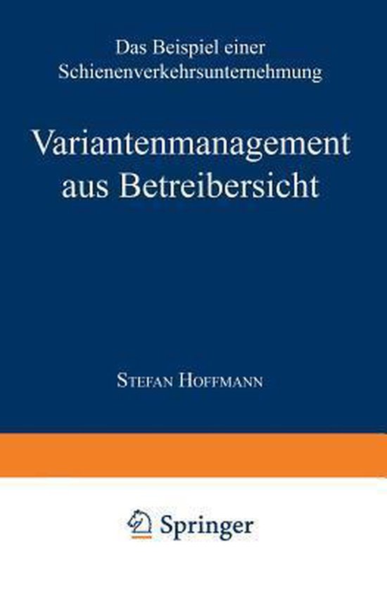 Variantenmanagement Aus Betreibersicht | 9783824473007 | Stefan ...