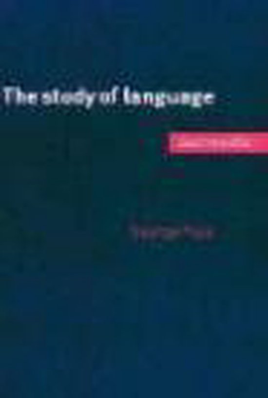 The Study of Language, George Yule | 9780521568517 | Boeken | bol