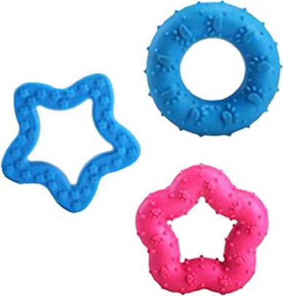 Een rubber speeltje voor de hond in verschillende vormen | bol.com