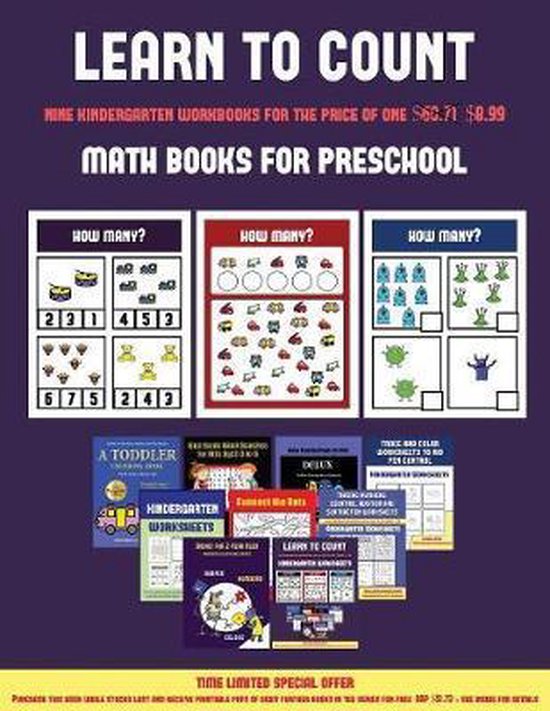 Math Books for Preschool (Learn to count for preschoolers), James ...