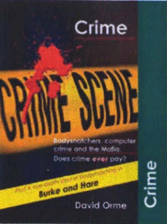 Crime | 9781841676517 | Orme David | Boeken | bol.com