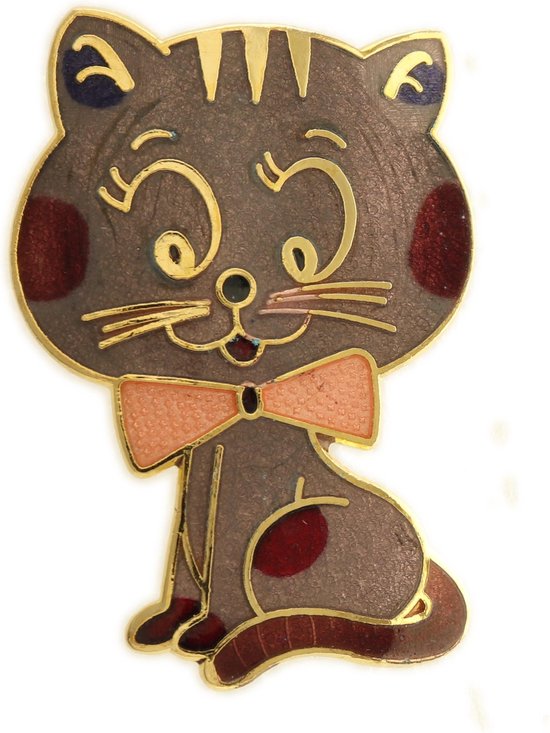 Behave Broche kat bruin | bol