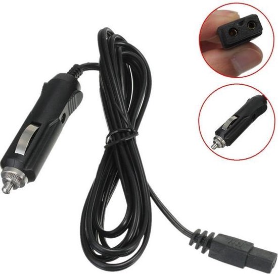 2m 12V DC Replacement Car Cooler Cool Box Mini Fridge 2 Pin Lead Cable ...