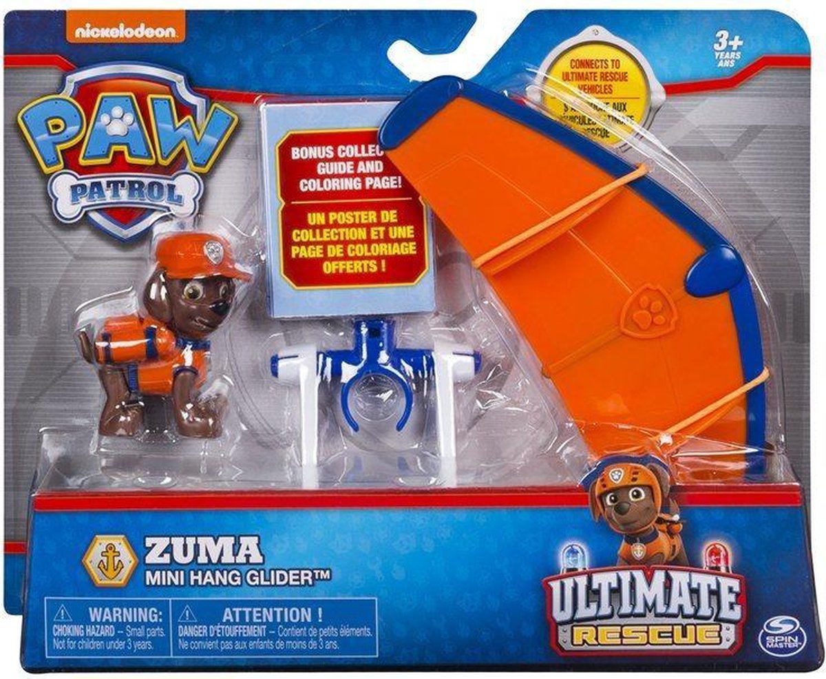 Paw Patrol Ultimate Rescue Vehicle - Mini planeur Zuma 12 cm | bol.com