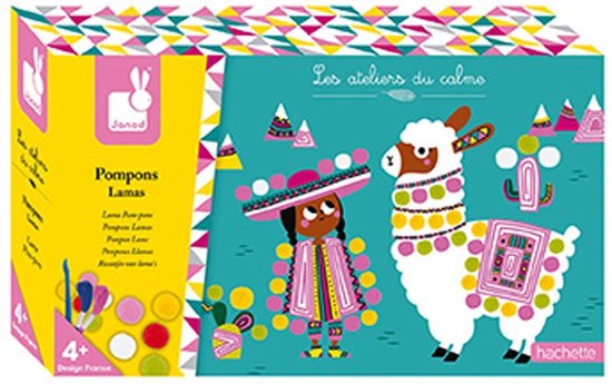 Janod Atelier - Lama Pom-pons | bol.com