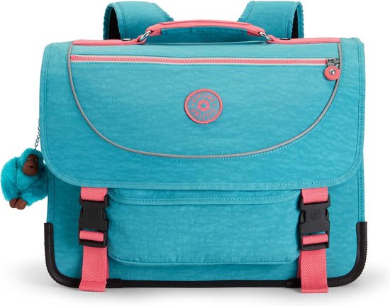 Kipling Preppy Rugzak + Regenhoes - Kinderen - Bright Aqua Combo | bol