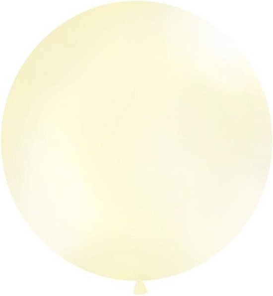 """Balloon 1m, round, Metallic creme""" | bol.com