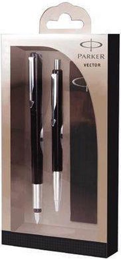 Parker Vector set met balpen en vulpen. Inclusief etui! | bol.com