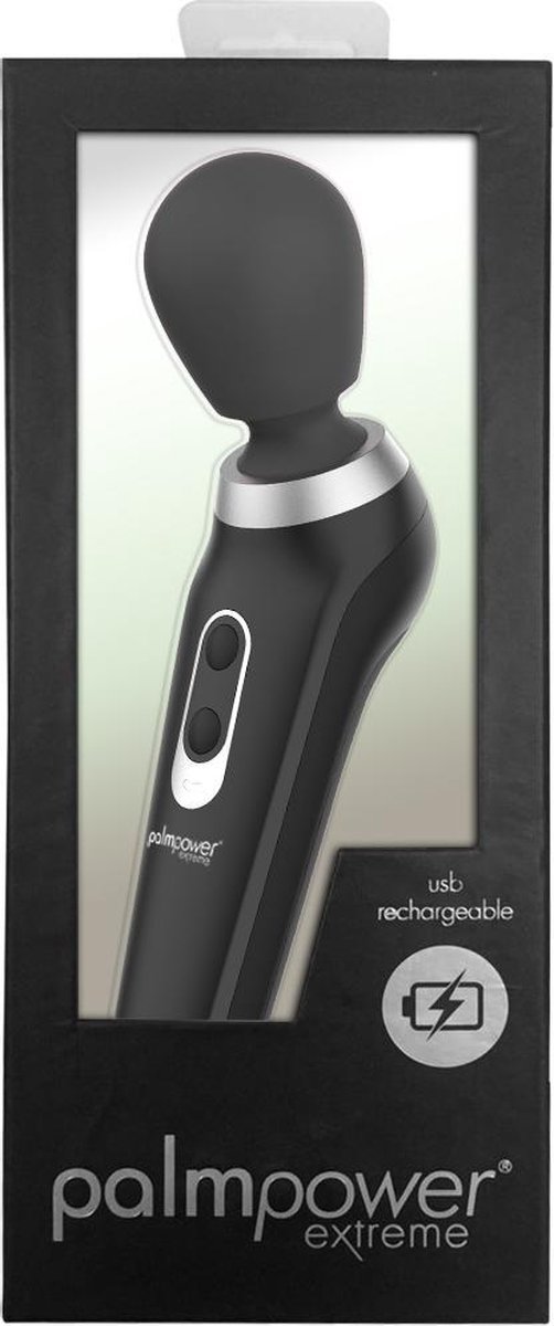 Palm Power - Extreme Wand Vibrator - Zwart | bol.com