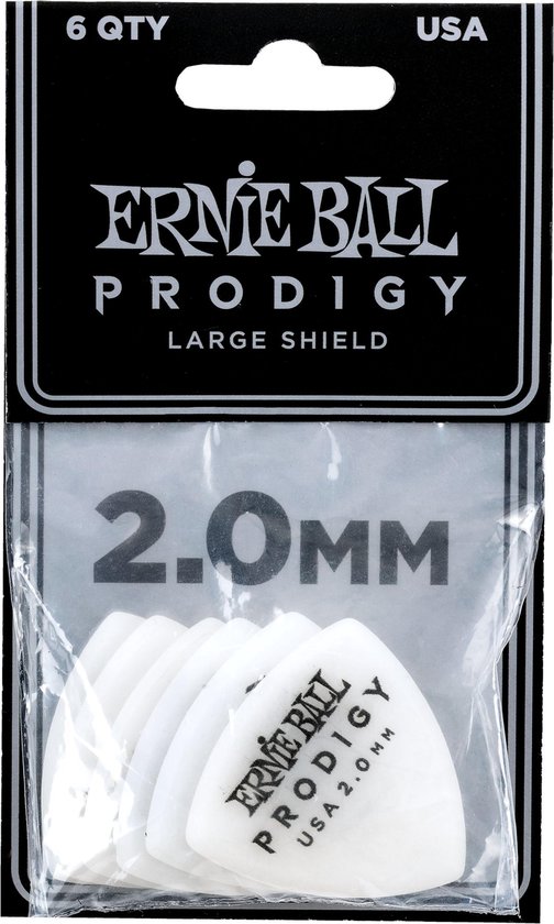 Ernie Ball - 9338 Prodigy Large Picks - Plectrum set - 2.00 mm | bol