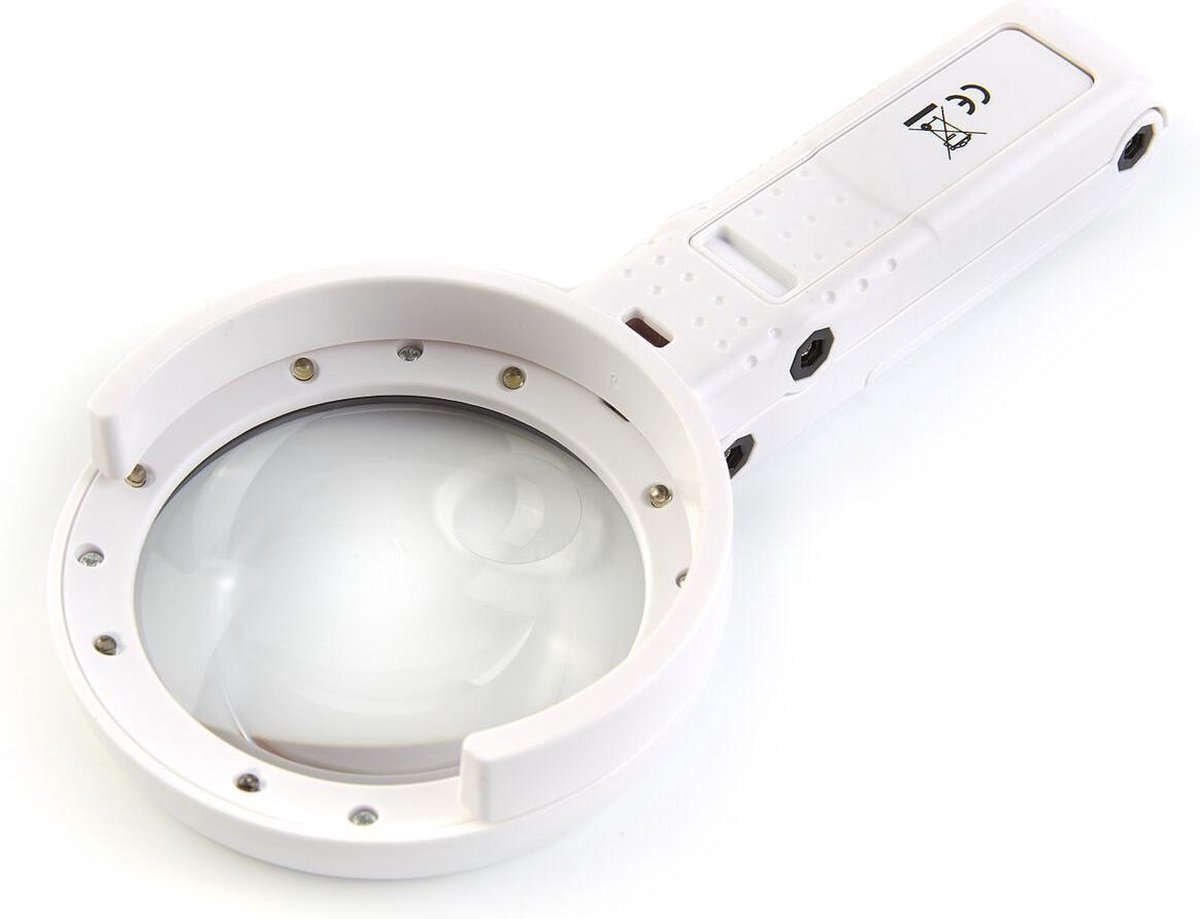 75 mm Luxe Hand loupe / Loep Met LED Verlichting (USB) | bol