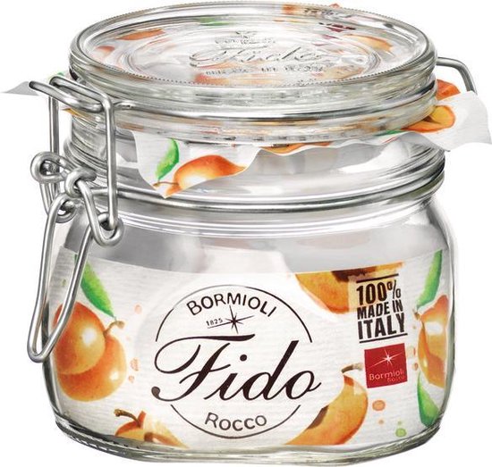 Bormioli Rocco Fido Weckpot - 50cl - 10cm - 6 stuks | bol