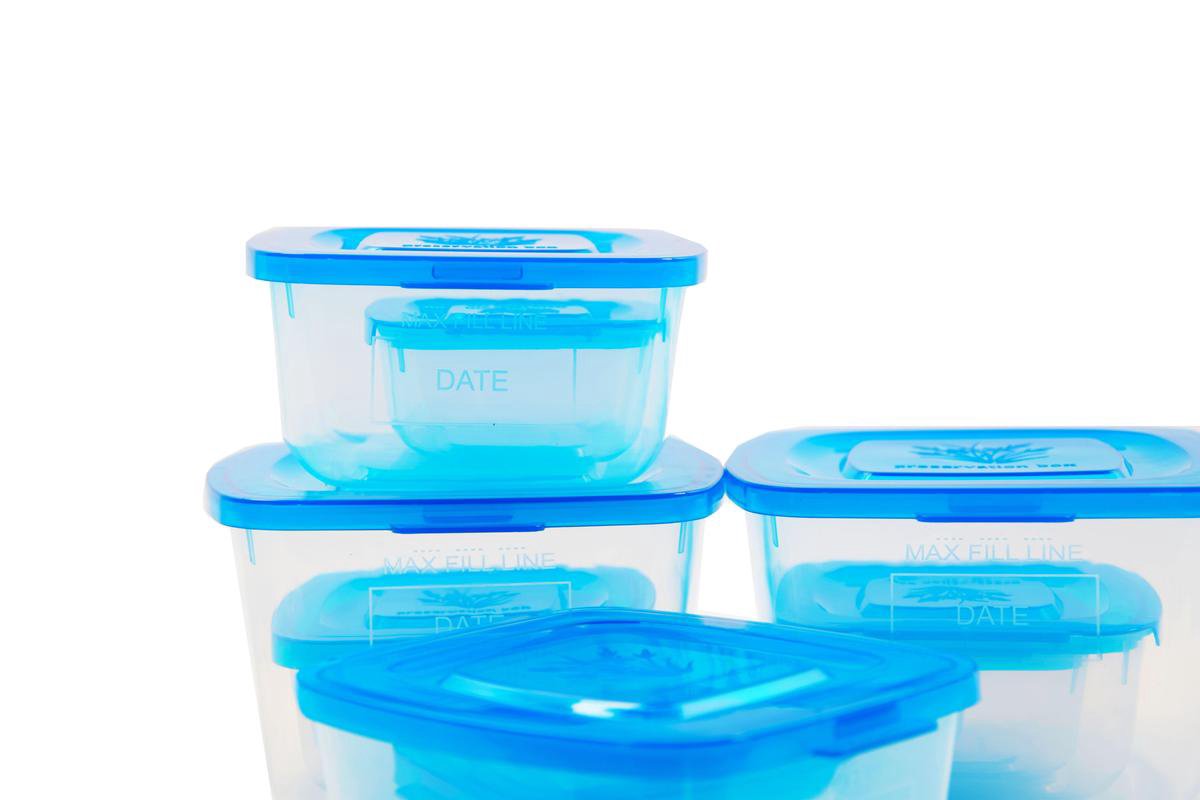 Take Away Vershouddozen - Vierkant 10 stuks - Transparant ...