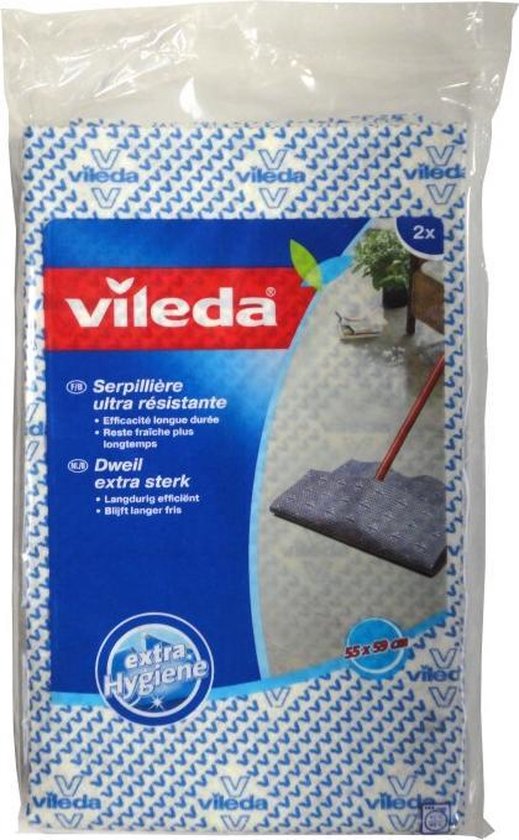 Vileda Dweil Blauw 2 Stuks | bol.com