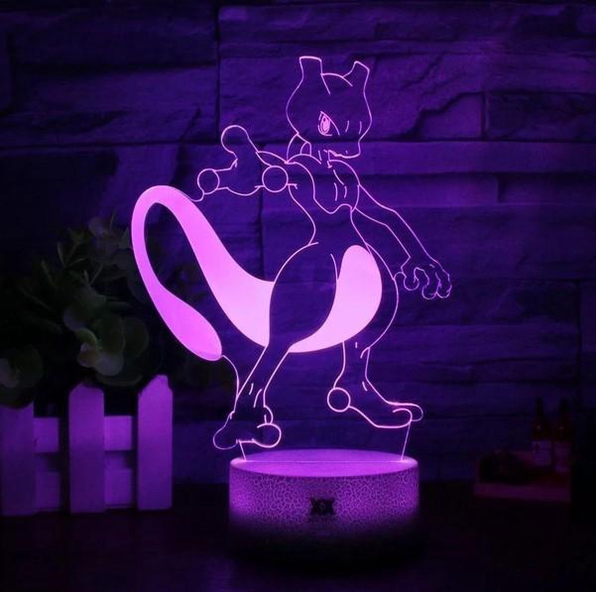 Pokémon Lamp Mewtwo LED lamp|tafellamp|nachtlamp|voor kinderen|pokémon ...