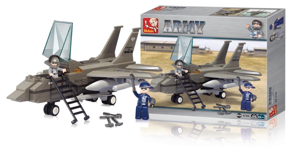 Sluban Army - Cobra AF 463 Straaljager M38-B7200Sluban | bol.com