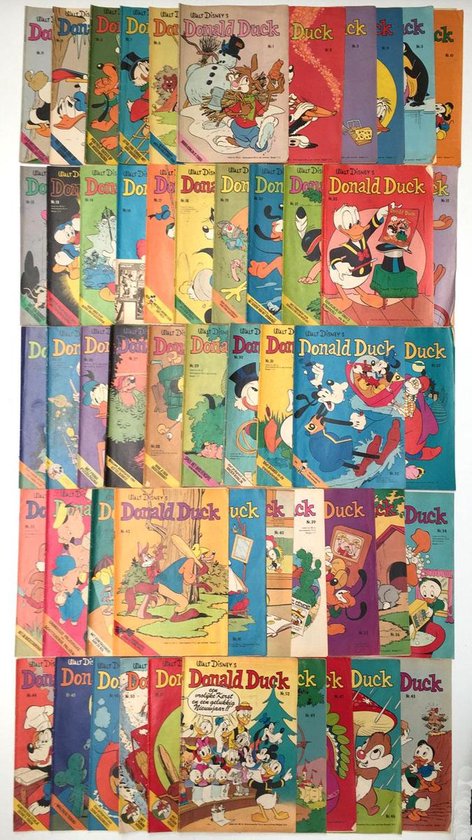 Donald Duck Weekblad uit 1974 – 52 verschillende nummers, Walt Disney ...