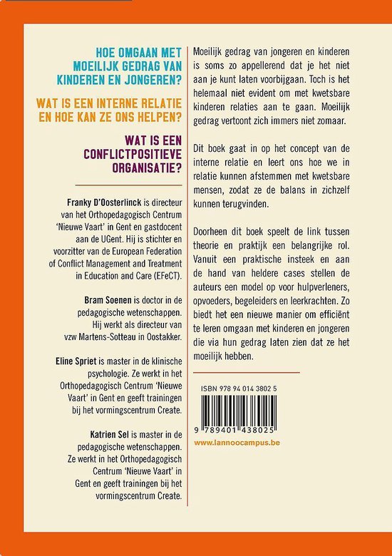 Relaties opbouwen met kinderen en jongeren in crisissituaties | 9789401438025 | Franky... | bol