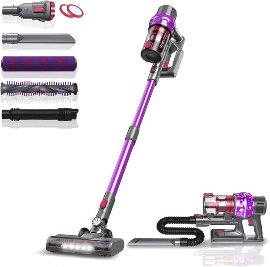 4-in-1 - Draadloze Stofzuiger - 25kPa Krachtige Zuigkracht - 300W ...