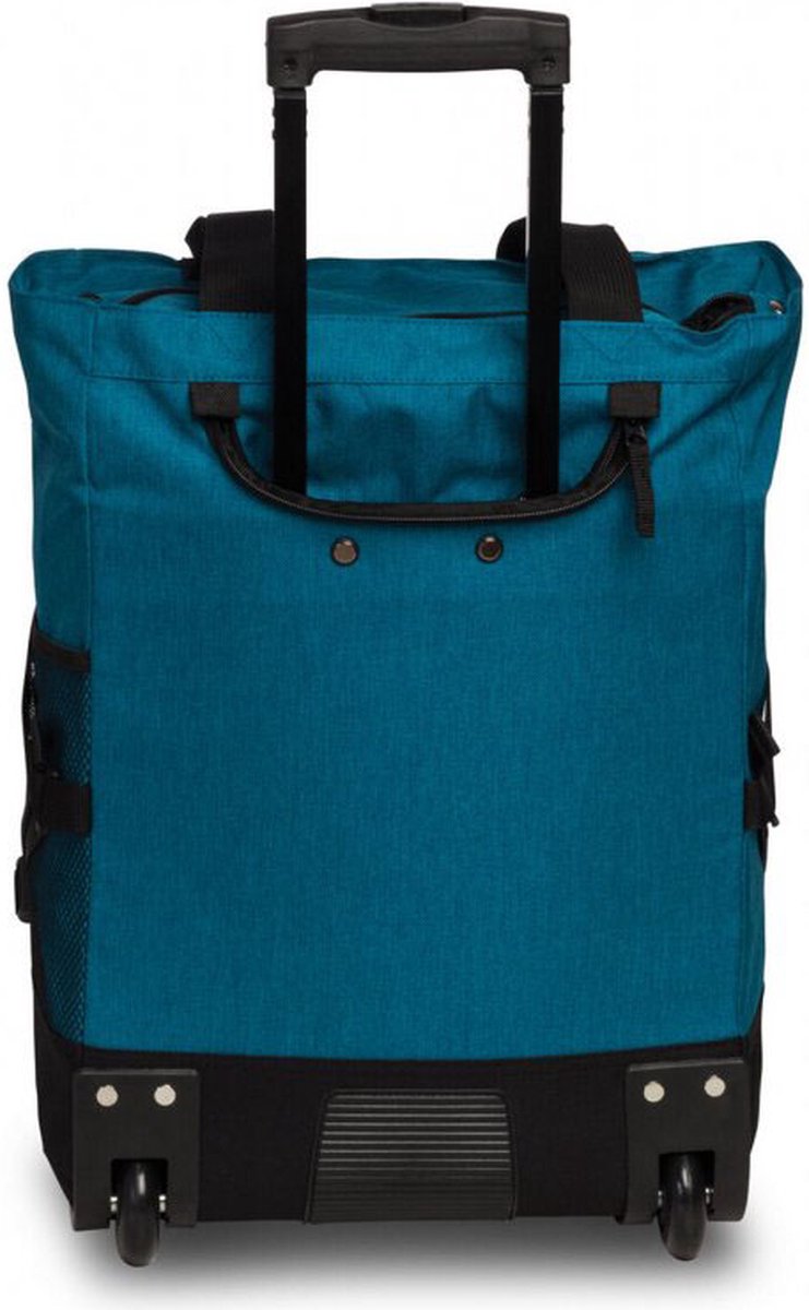 Punta Wheel Trolley Shopper Blauw/Groen | bol