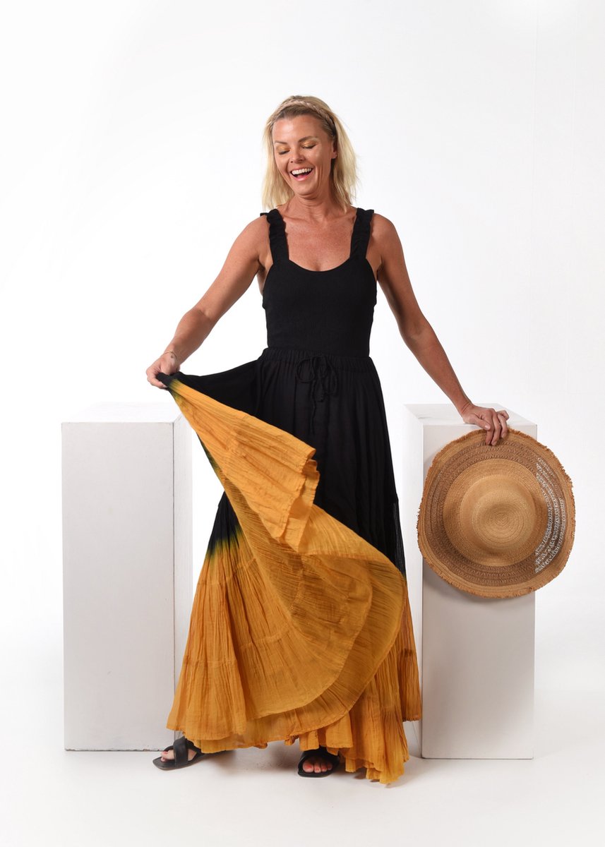 Donne del Sole - Rok Lola - Goud - Strandrok - Zomerrok | bol.com