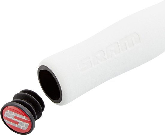 Handvat Schuimplastic Wit Met Zwarte Klemring | bol