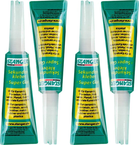 4 x Secondelijm - Extra Sterke 3g per Tube - Multifunctionele ...