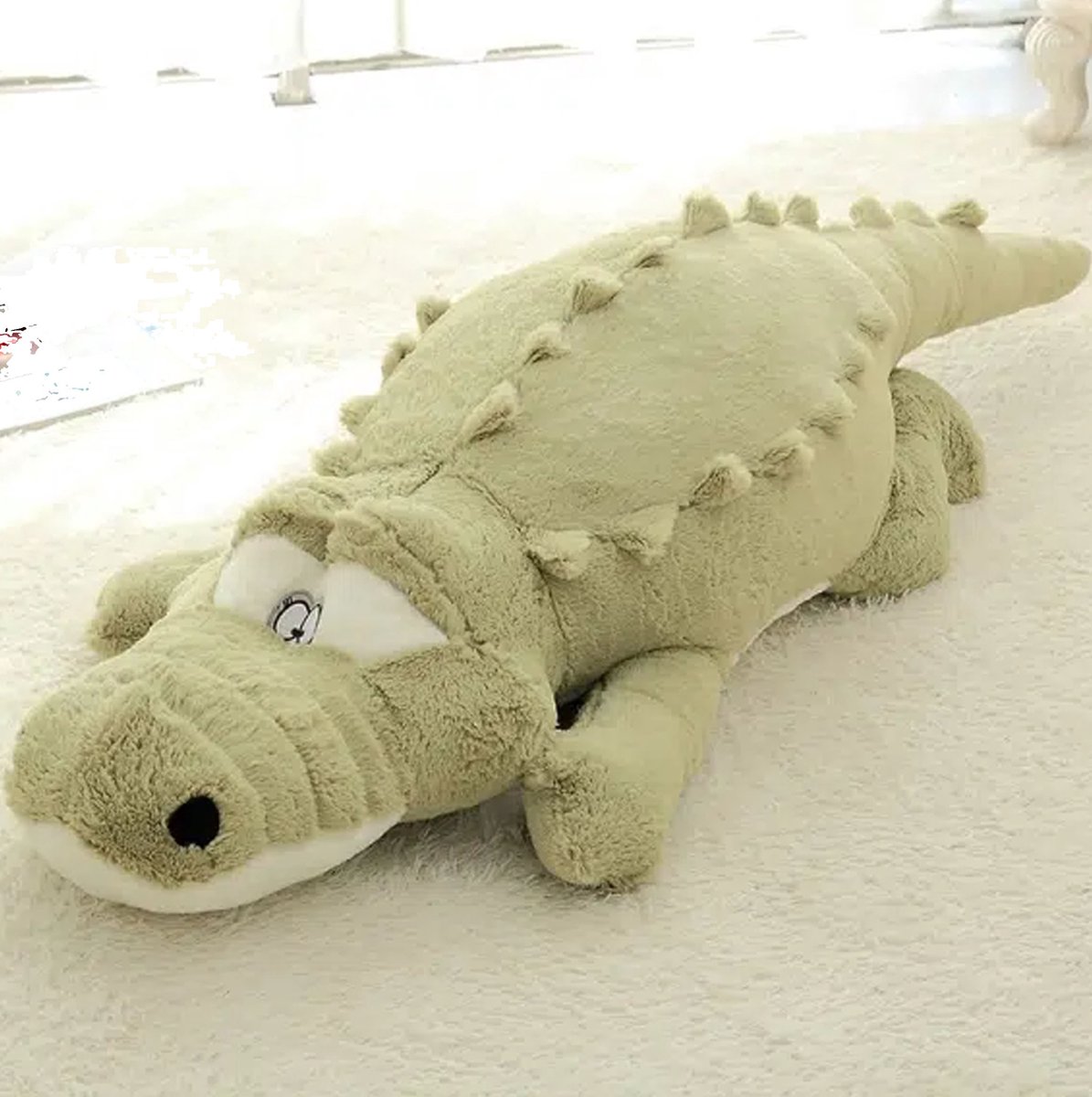 Mega krokodil knuffel | Maarliefst 3 meter lang | XXL pluche beest ...