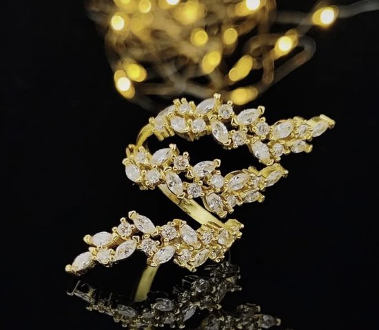 Haymer Sieraden Ivory Ring Goud 16.75 mm / maat 53 HJ2022150YZK53 | bol