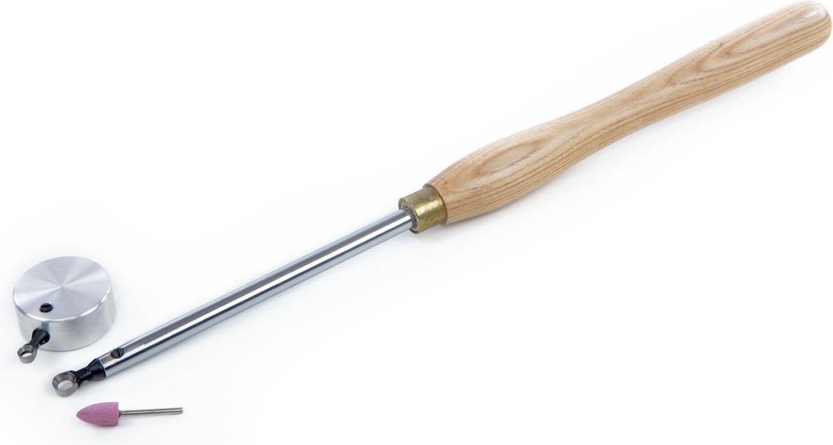 HBM Hout Binnendraaibeitel met 2 losse ronde beitels | bol