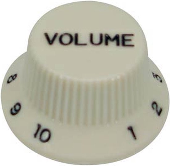 Boston KC-240-VB Bell Knob, Strat, Mint, Volume, White potmeterknop | bol