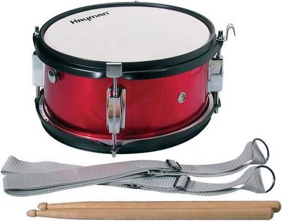 Kleine trom / Snaartrom Hayman JMDR-1005 Kindermodel Rood met riem ...