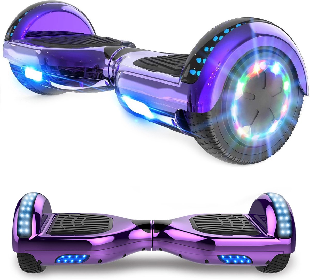FOXSPORT Hoverboard Paars - antilek banden - aluminium case elektro ...