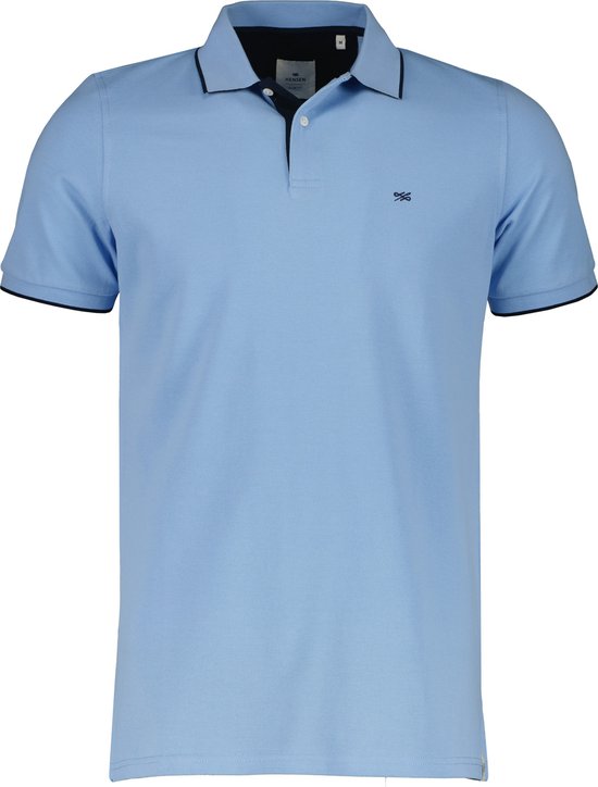Hensen Polo - Extra Lang - Blauw - M | bol.com