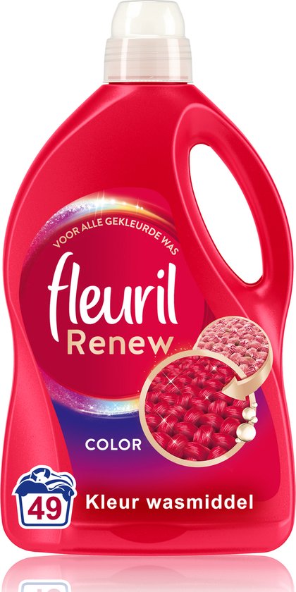 Fleuril Renew Kleur - Vloeibaar Wasmiddel - Voordeelverpakking - 49 ...