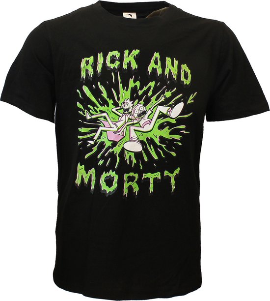 Rick and Morty Slime Blast T-Shirt - Officiële Merchandise | bol