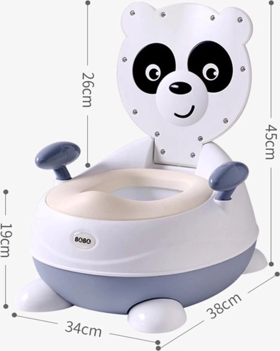 Potje Panda Beer Roze - zindelijkheidstraining - Baby - Unisex - Wc ...