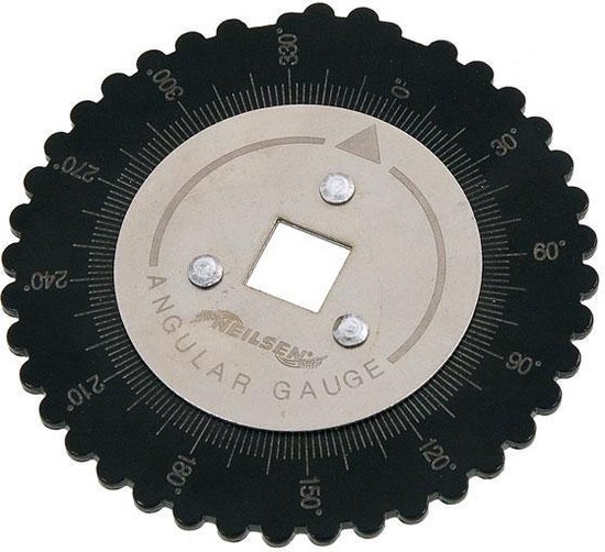 Draaihoekmeter voor hoekverdraaiing 1/2, Gradenmeter 360 graden, XP ...