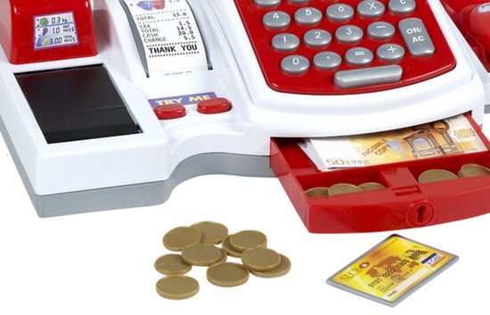 Elektronische - Speelgoed kassa - met Accessoires - supermarkt | bol.com