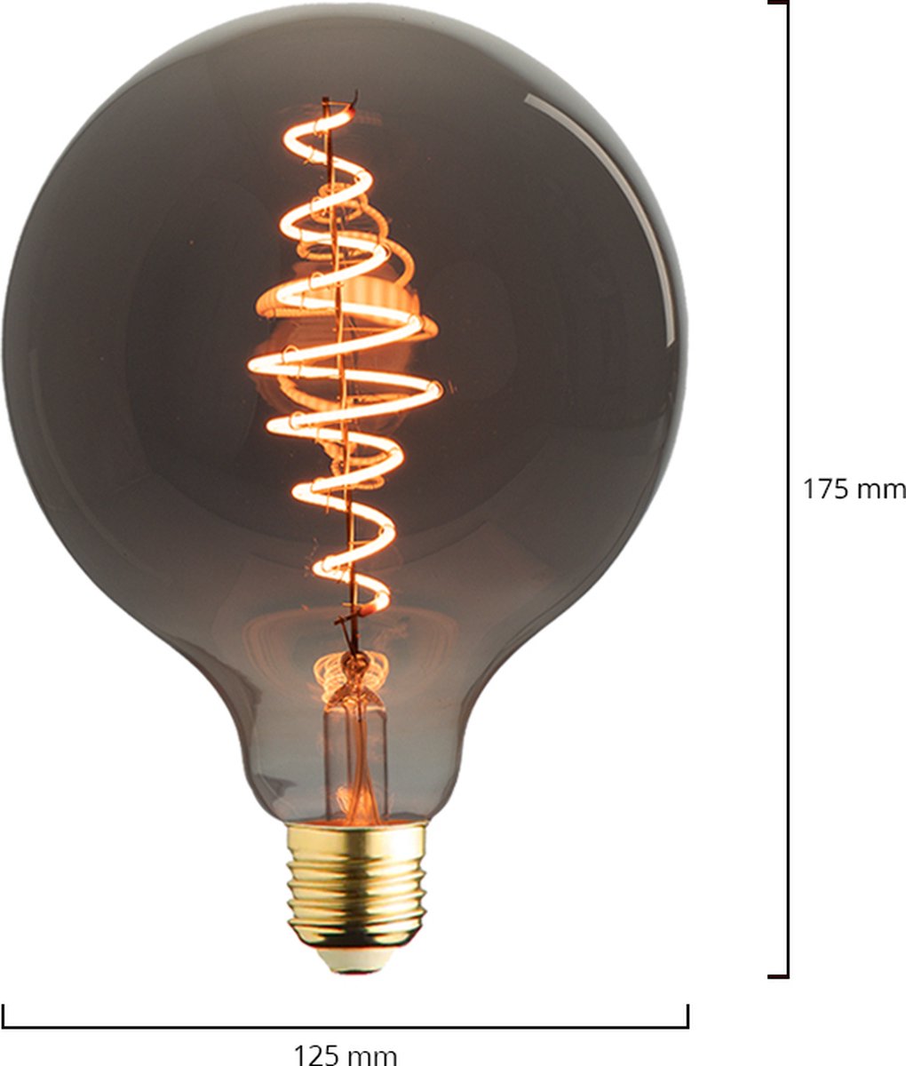 E27 LED Lamp - 3-pack - 3 staps dimbaar - 6 watt - 1800K extra warm | bol