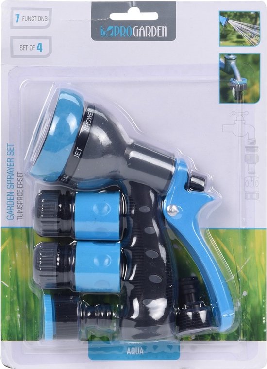 Progarden Tuinsproeier set 4-delig | 7 functies | bol